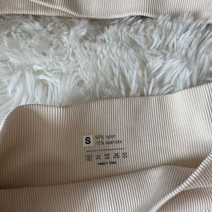 Tops | Beige Workout Set | Poshmark